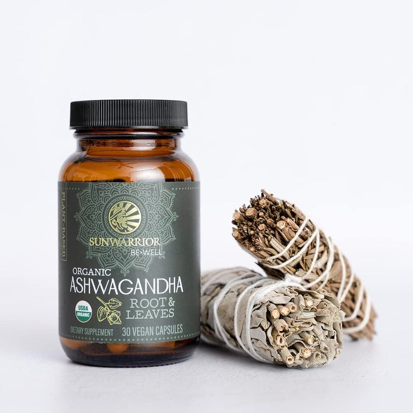 Sunwarrior Be Well Ashwagandha -- 30 Vegan Capsul – Botica Verde