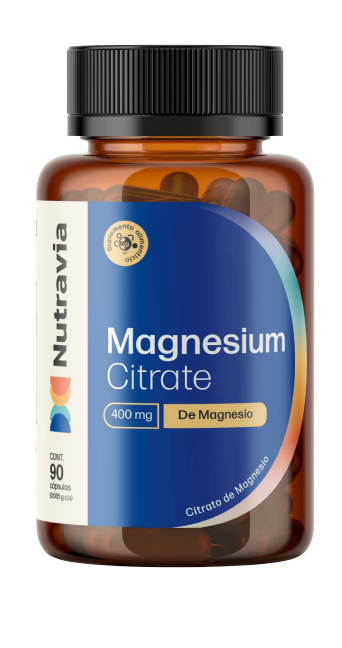 magnesium citrate 400mg 90 caps NUTRAVIA – Botica Verde
